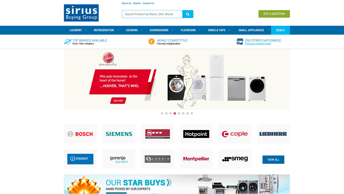 The story of an Emerging Website –Sirius Buying Group | Refresh Ideas