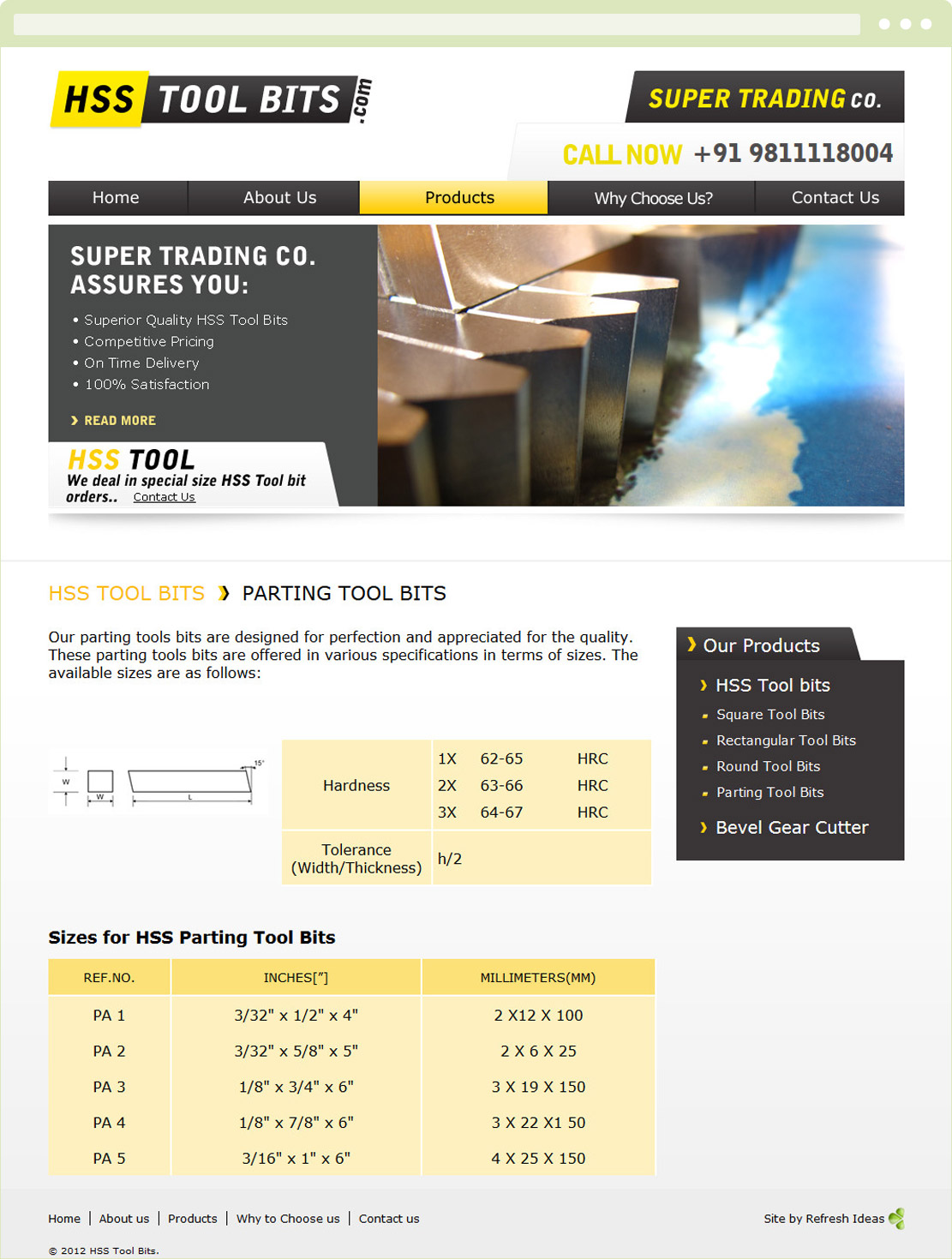 HSS Tools | Refresh Ideas