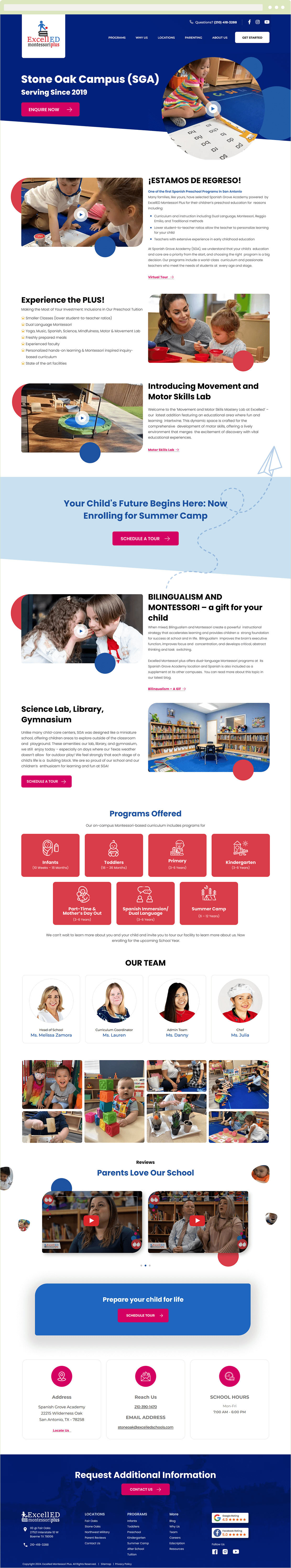 Excelled Montessori Plus | Innovative Montessori School | Refresh Ideas