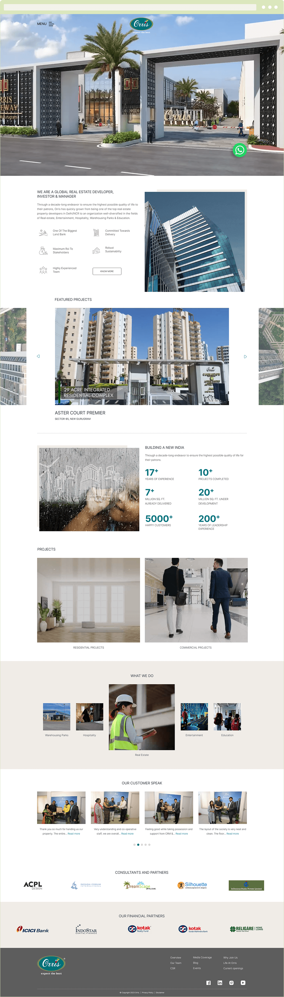 Orris Group - Building A New India | Refresh Ideas